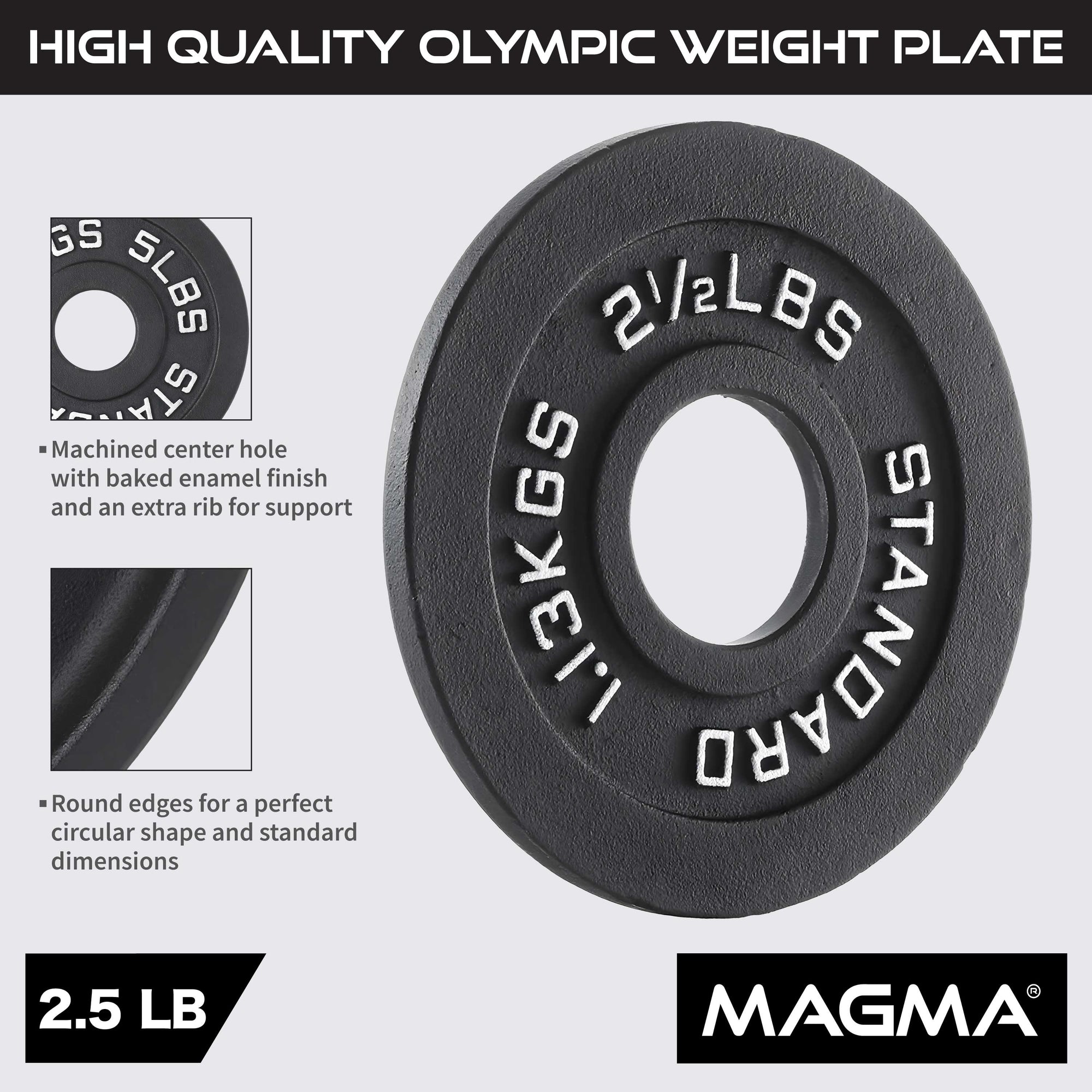 MAGMA Olympic Cast Iron Weight Plates | MAGMA Fitness